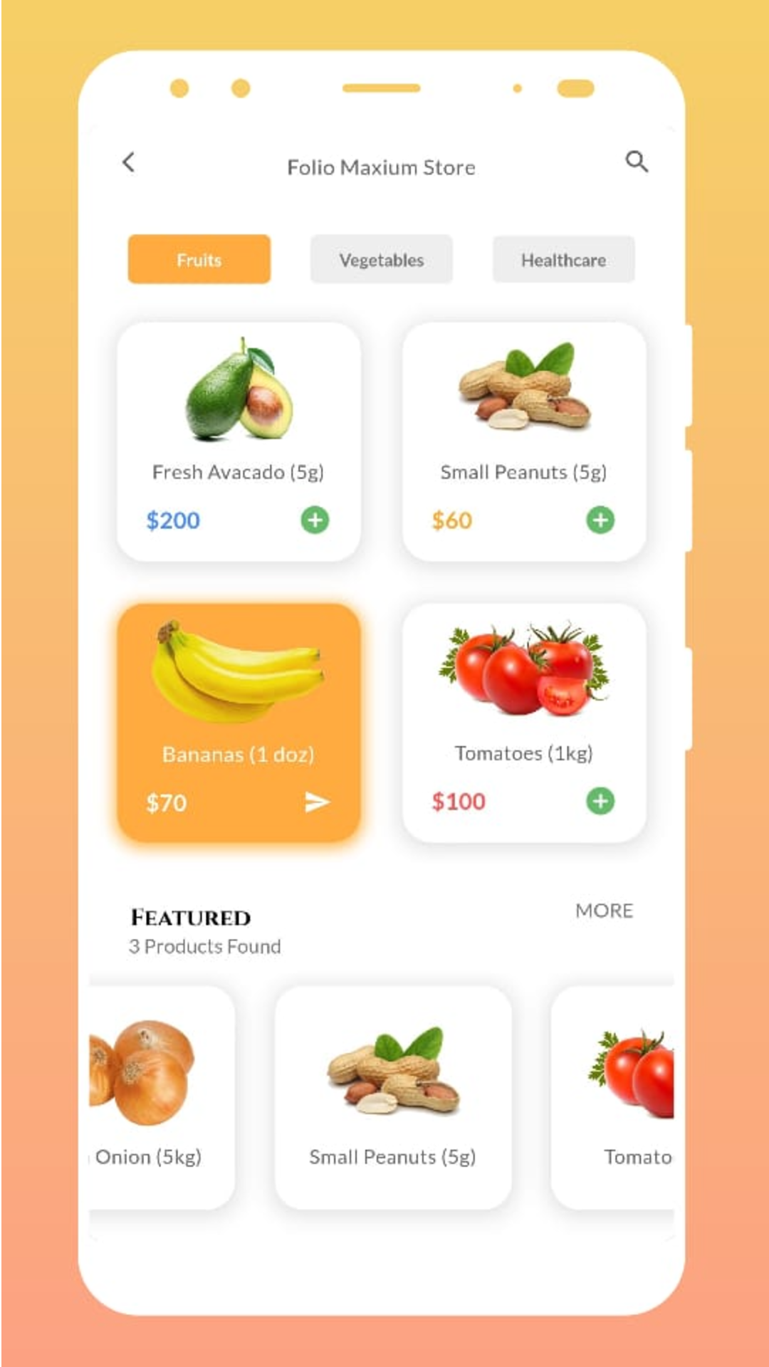 Grocery UI Template App In Flutter Grocery UI Template App In Flutter